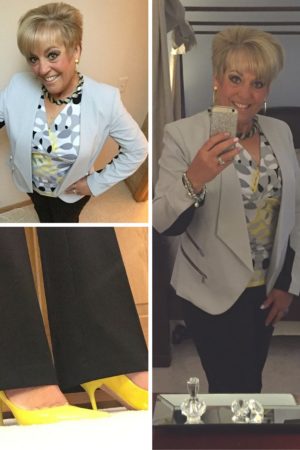 yellow and gray ootd - Fashion Trends and Friends